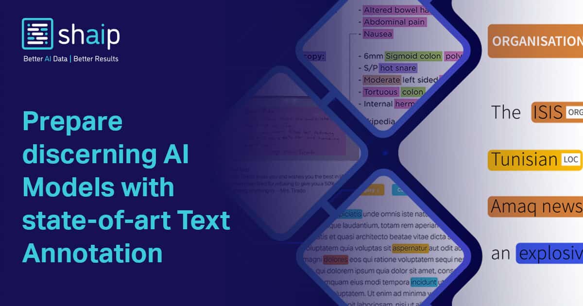 Text Annotation Services | AI Text Data Labeling Company - Shaip