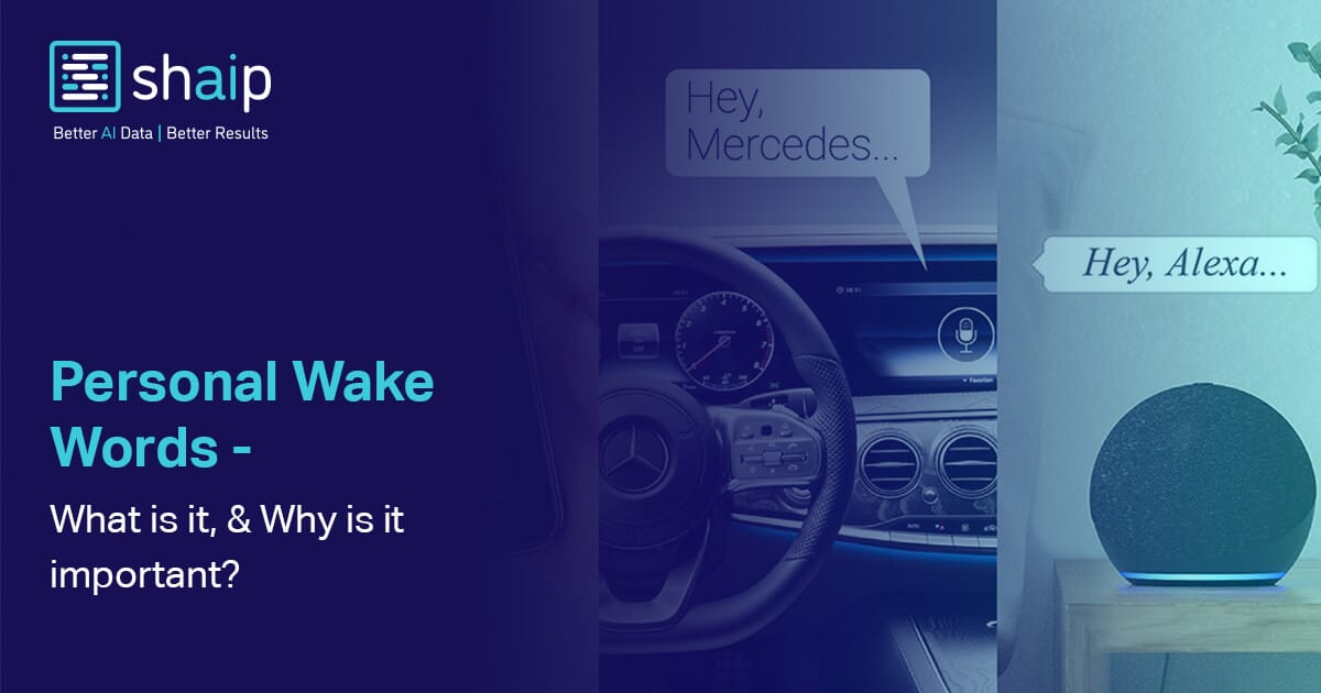 Personal Wake Words - What is it, & Why is it important? | Shaip