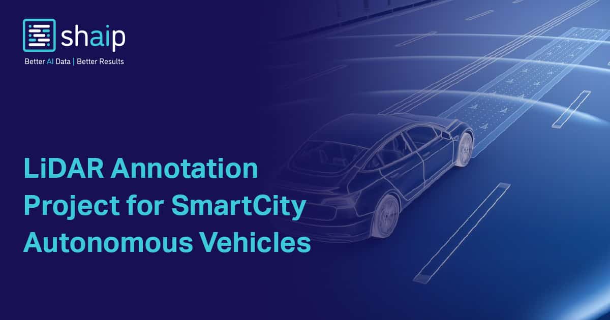 LiDAR Annotation Case Study: SmartCity Autonomous Vehicle Project | Shaip